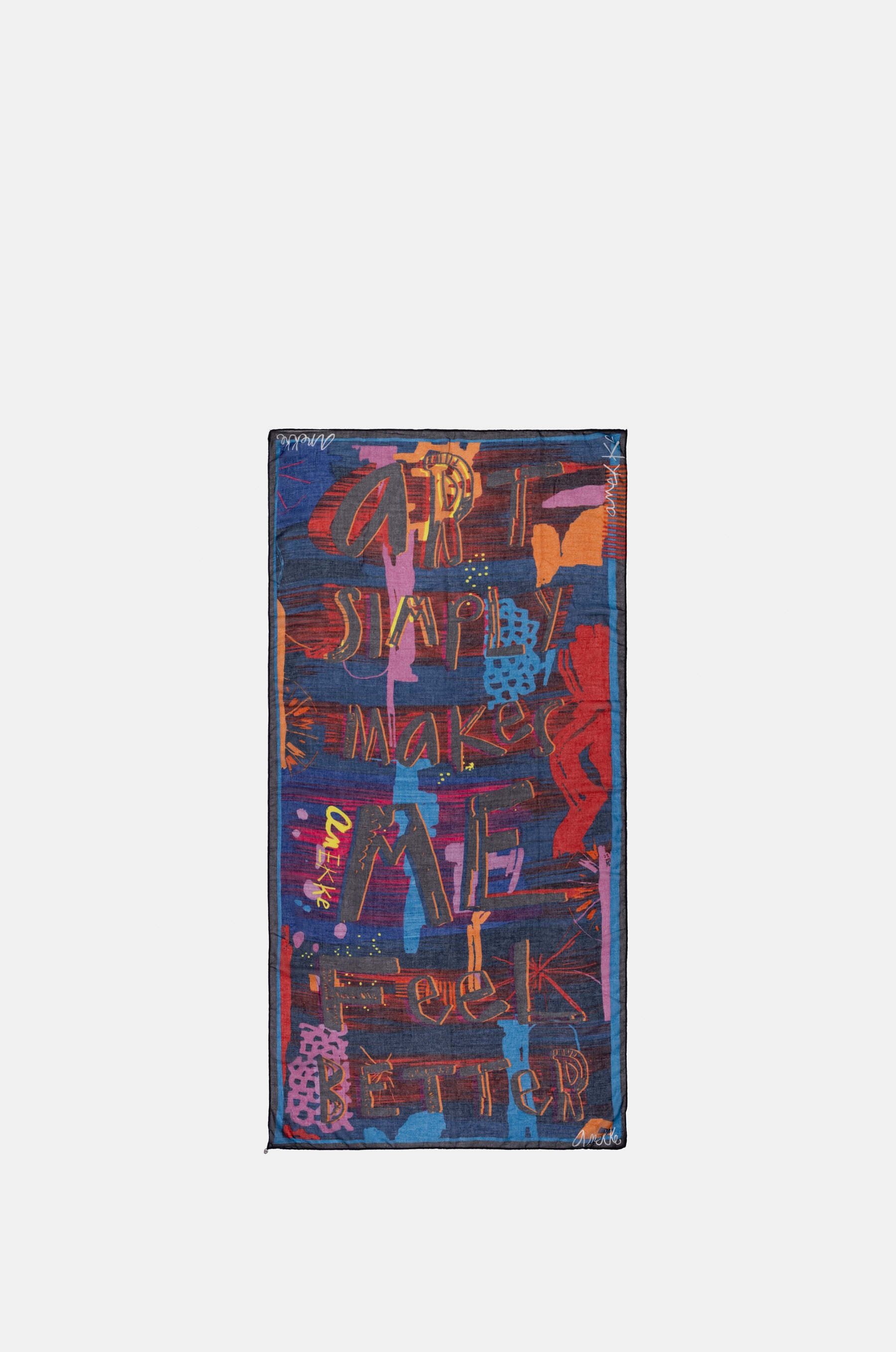 Contemporary blauer Schal